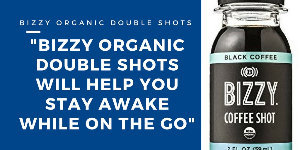 Bizzy Organic Double Coffee Shots to Stay Awake - Strongest Cup of ...